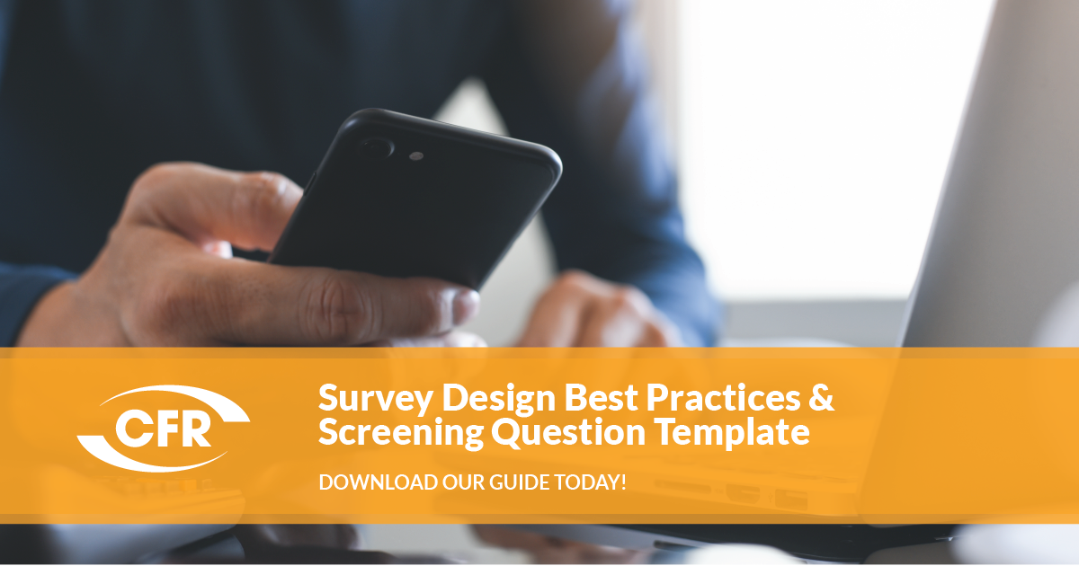 Survey Design Best Practices And Screening Question Template
